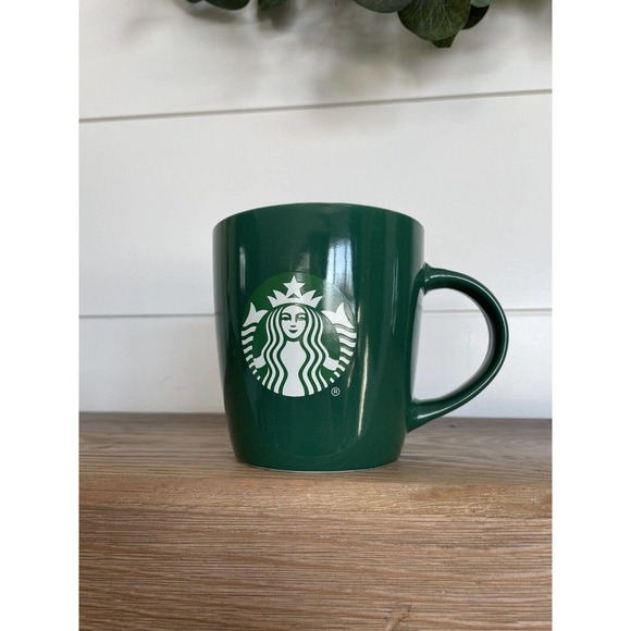 Starbucks | Dining | Starbucks Green Mermaid Logo Mug Coffee Cup 22 ...
